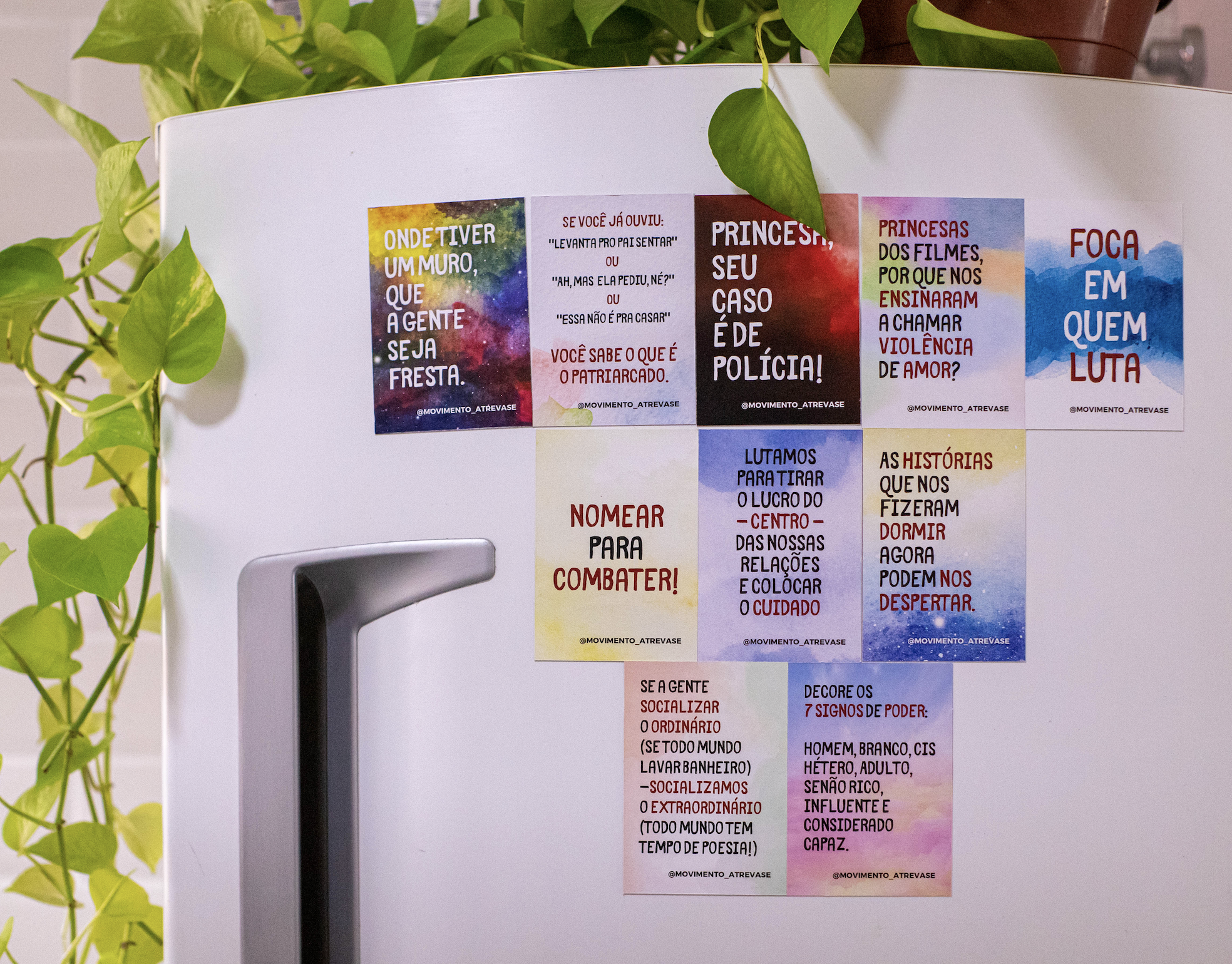 Pack de Ímãs Atrevidos (10 unidades) – Movimento Atreva-se